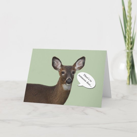 Deer birthday greeting card | Zazzle.com