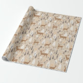 Deer Christmas Wrapping Paper | Zazzle