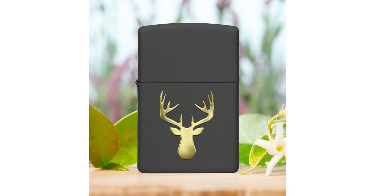 Deer Head Zippo Lighter | Zazzle