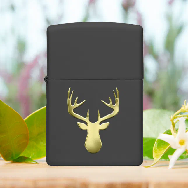 Deer Head Zippo Lighter | Zazzle