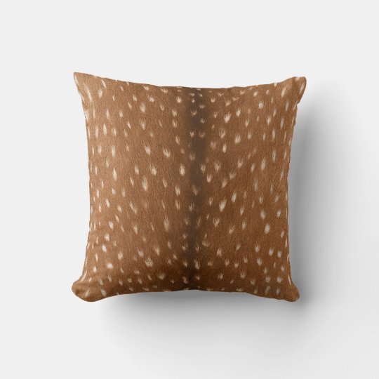 Deer Hide // Throw Pillow | Zazzle.com