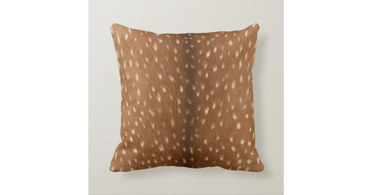 Deer Hide // Throw Pillow | Zazzle.com
