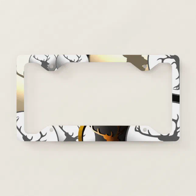 Deer Hunter Tag License Plate Frame | Zazzle