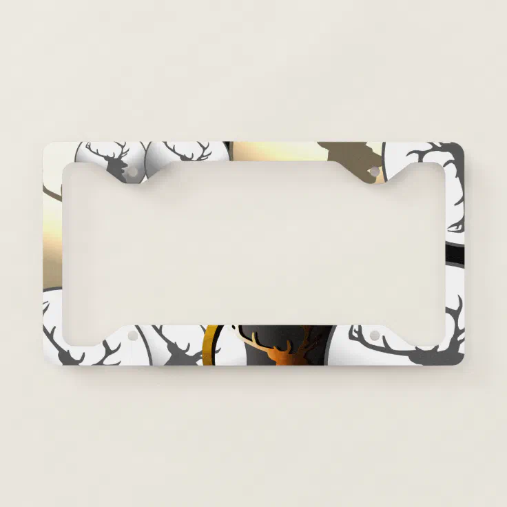 Deer Hunter Tag License Plate Frame | Zazzle
