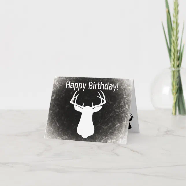 Deer Hunting Birthday Card | Zazzle