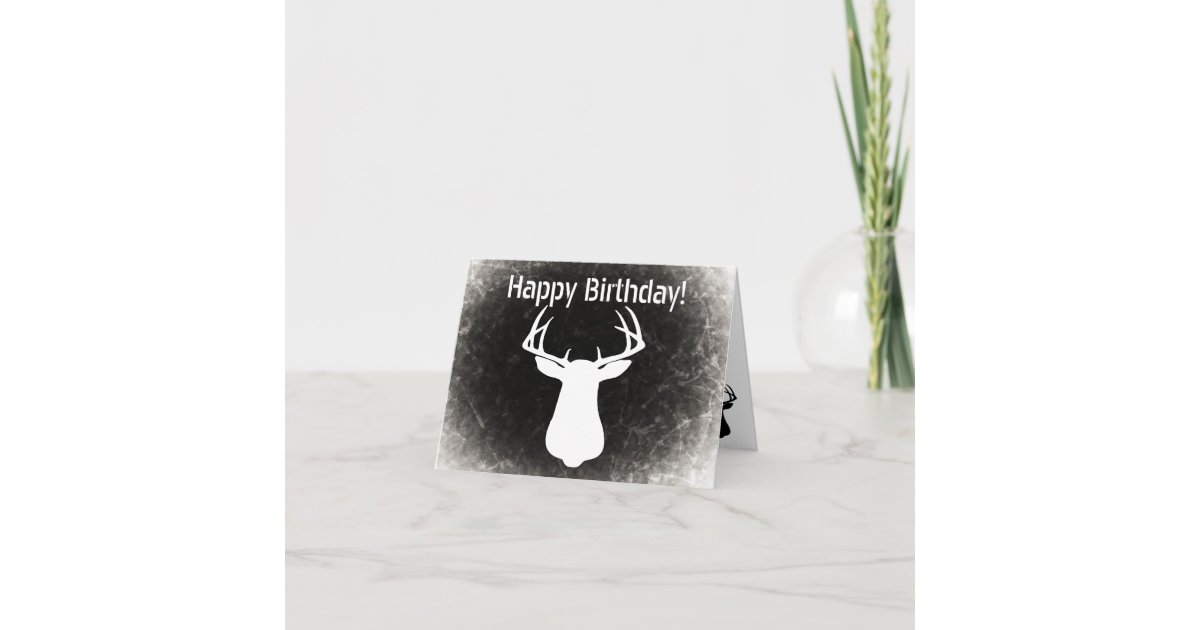 Deer Hunting Birthday Card | Zazzle.com