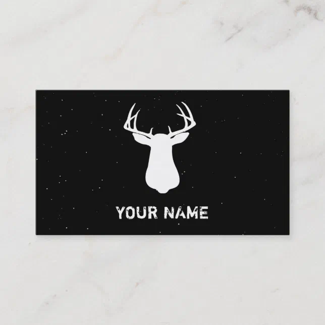 DEER HUNTING - Business Card Template | Zazzle