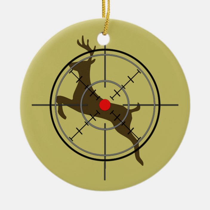 Deer Hunting Christmas Ornament | Zazzle.com