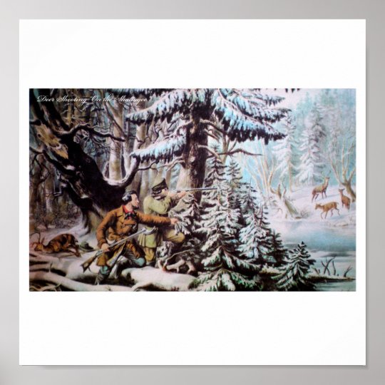 Deer Hunting Poster | Zazzle.com
