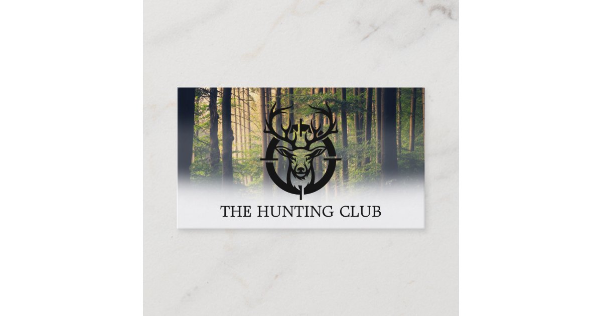 Deer in Rifle Scope | Forrest Business Card | Zazzle