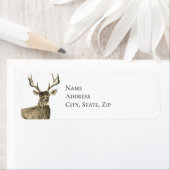 Deer Label | Zazzle