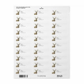 Deer Label | Zazzle