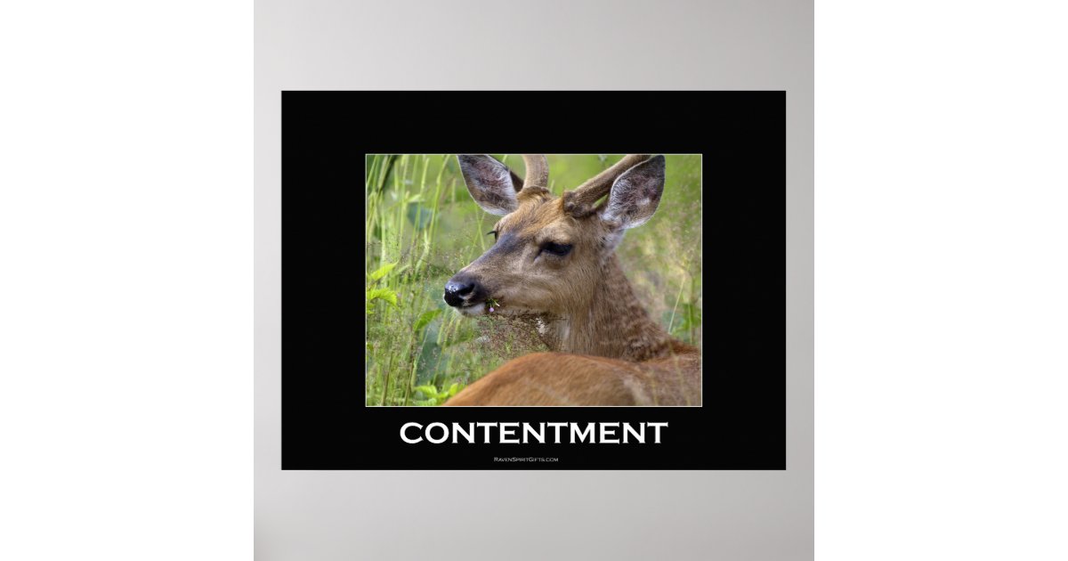 Deer Motivational Poster | Zazzle