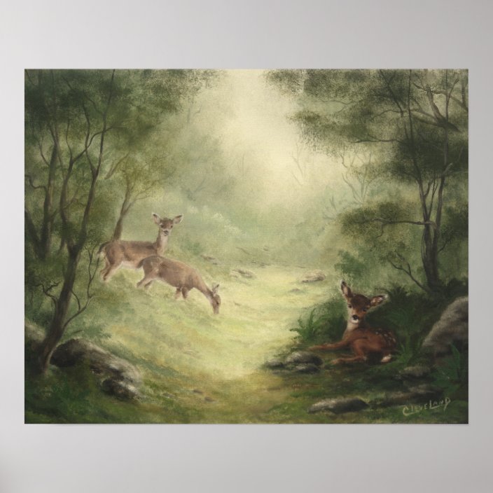 Deer Poster | Zazzle.com