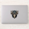 Deer Skull Large Antlers Hunting Sticker | Zazzle