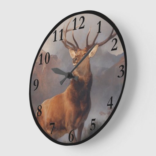 Deer Wall Clock | Zazzle