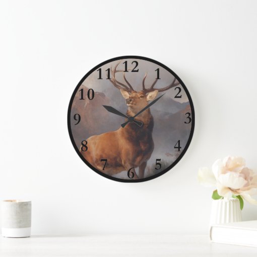 Deer Wall Clock | Zazzle