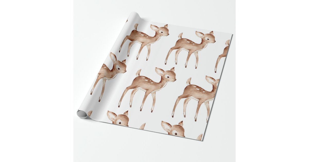Deer wrapping paper | Zazzle