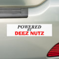 DEEZ NUTZ BUMPER STICKER | Zazzle