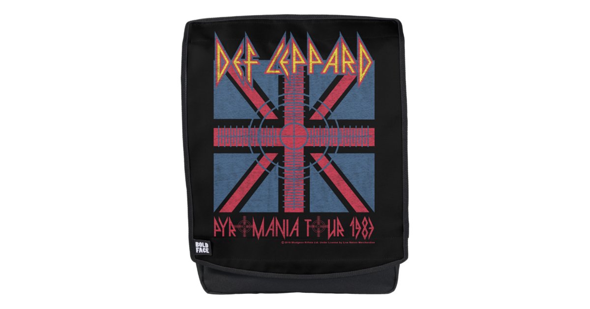 Def Leppard Pyromania Tour Backpack | Zazzle