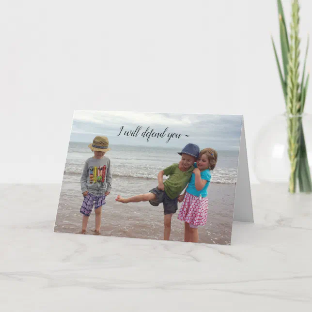 DEFEND ANNIVERSARY CARD | Zazzle