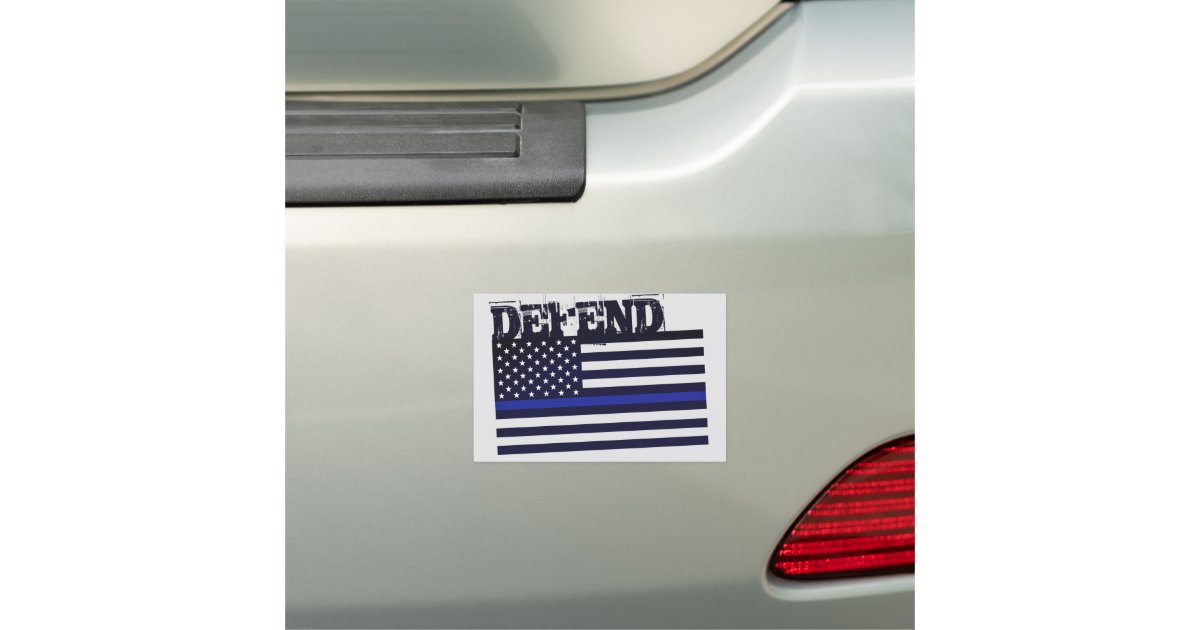 Defend Police Car Magnet | Zazzle
