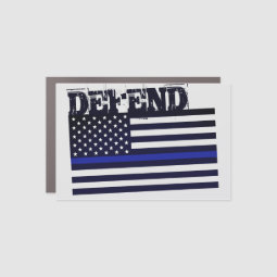 Defend Police Car Magnet | Zazzle