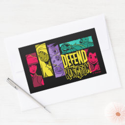 Defend the Kingdom Rectangular Sticker | Zazzle