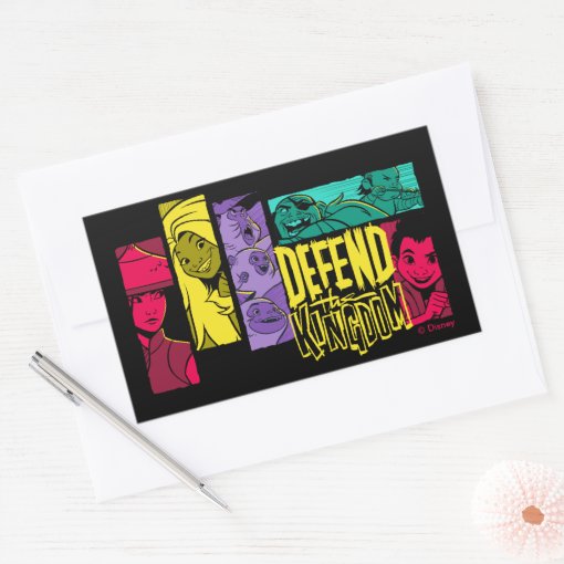 Defend the Kingdom Rectangular Sticker | Zazzle