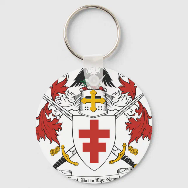 DEFENDER OF THE FAITH KNIGHTS TEMPLAR EMBLEM KEYCHAIN | Zazzle