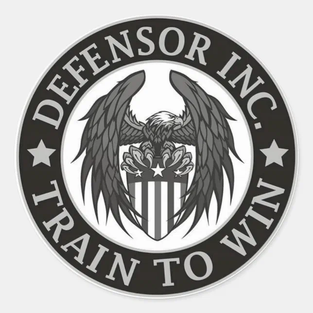 Defensor window sticker | Zazzle