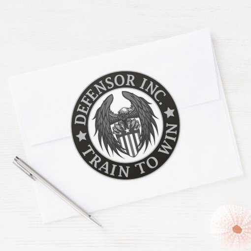 Defensor window sticker | Zazzle