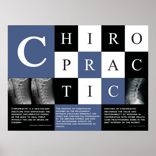Definition of Chiropractic Poster | Zazzle