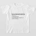 Definition of Inconceivable Print T-Shirt | Zazzle
