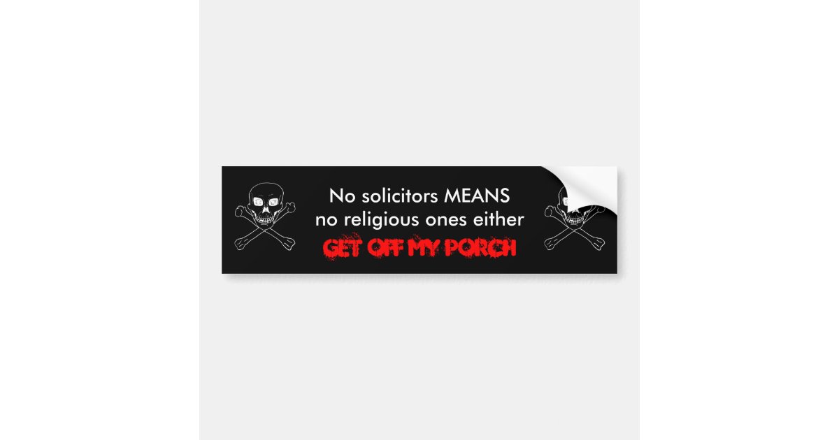 definition of NO Bumper Sticker | Zazzle