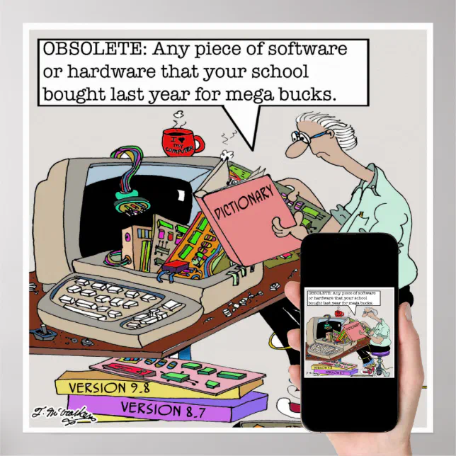 Definition of Obsolete Poster | Zazzle