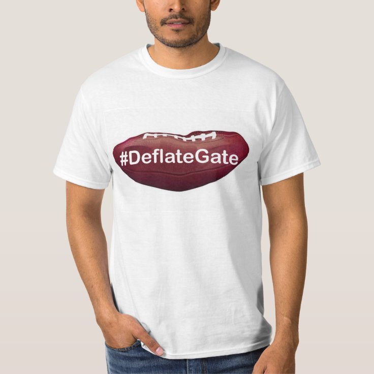 Deflated Football #Deflategate T-shirt | Zazzle