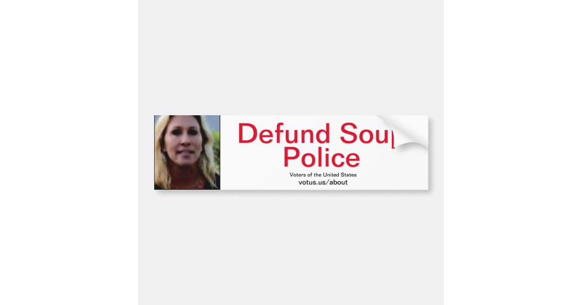 Defund Bumper Sticker | Zazzle