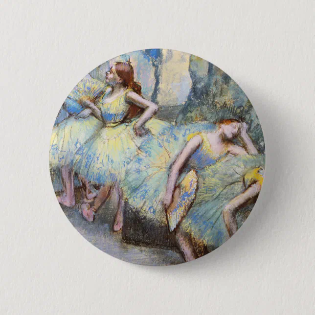 Degas Ballet Dancer Art Dancers Painting Pinback Button | Zazzle