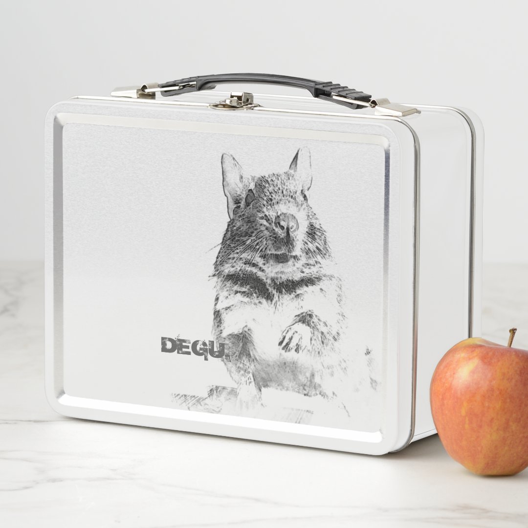 DEGU METAL LUNCH BOX | Zazzle