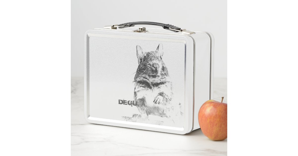 DEGU METAL LUNCH BOX | Zazzle