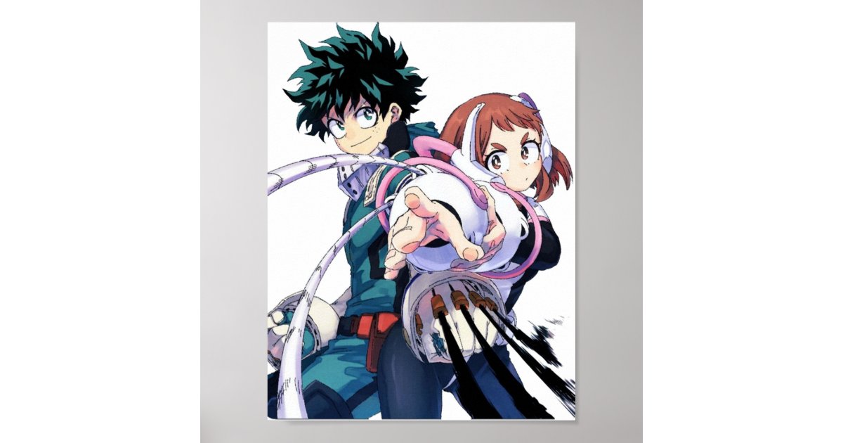 Deku and Ochako Poster | Zazzle