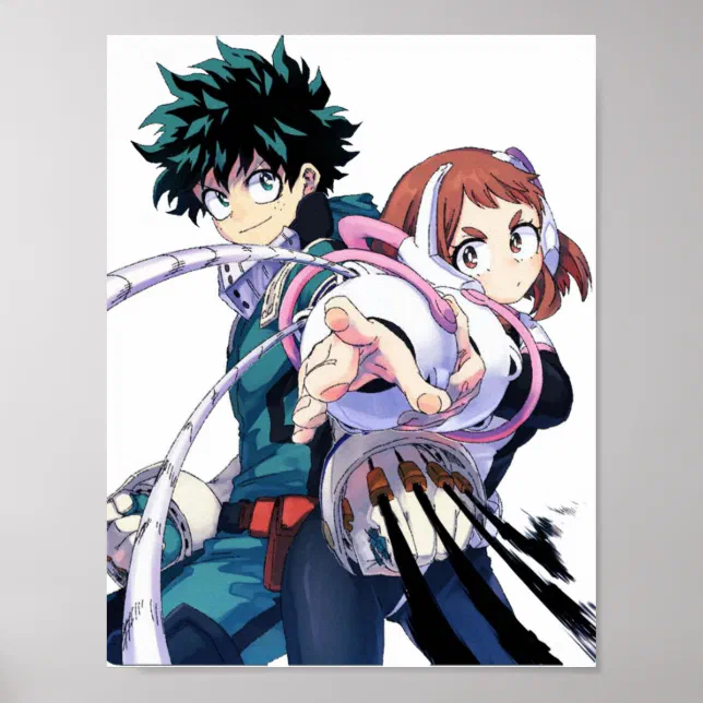 Deku and Ochako Poster | Zazzle