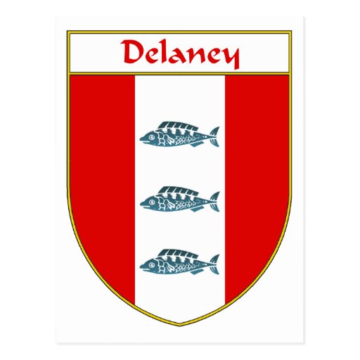Delaney Coat of Arms/Family Crest Postcard | Zazzle