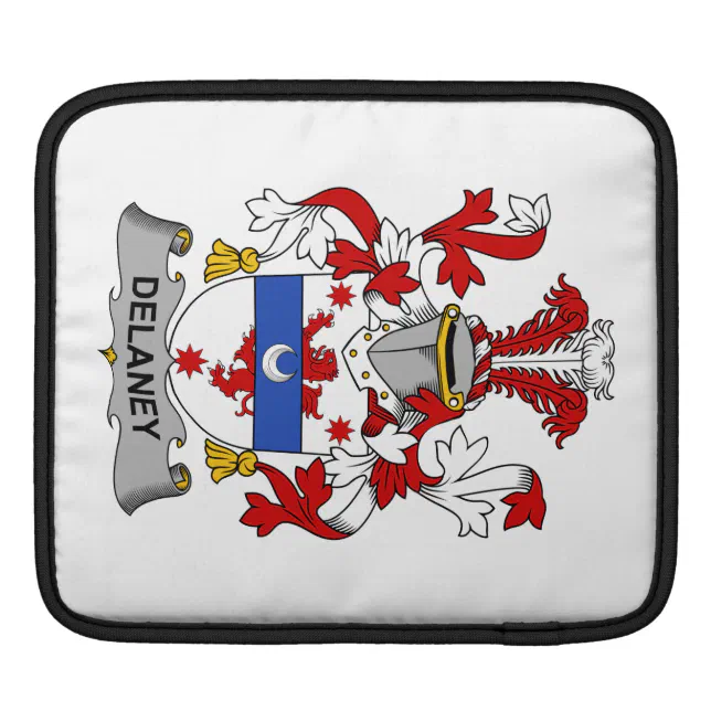 Delaney Family Crest iPad Sleeve | Zazzle