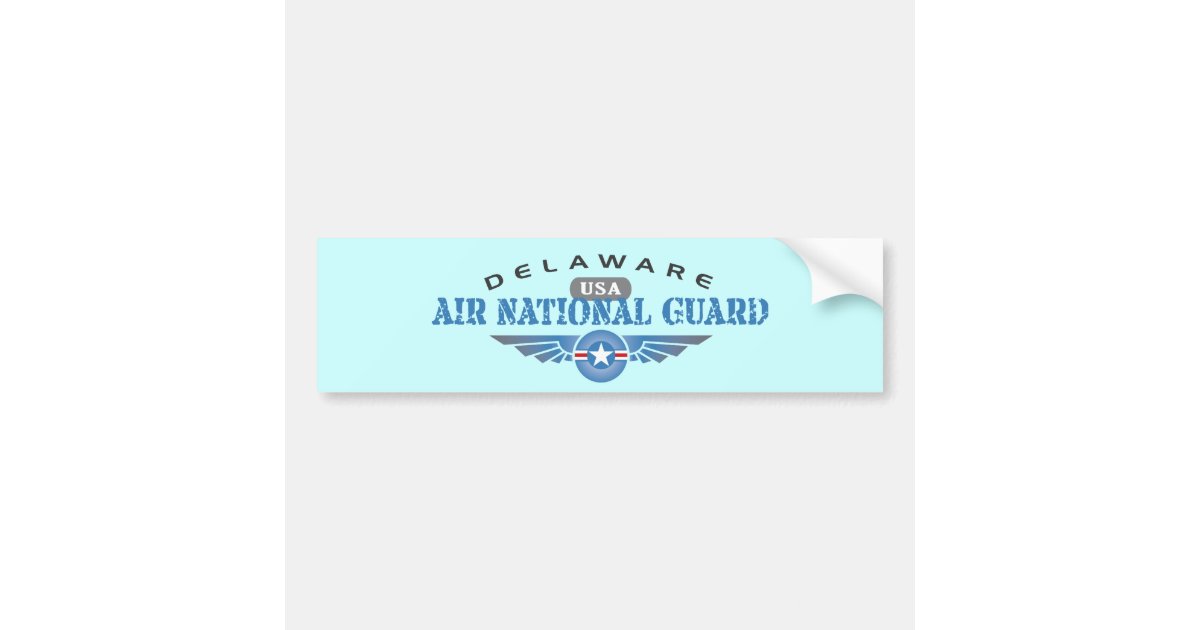 Delaware Air National Guard Bumper Sticker | Zazzle