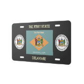 Delaware Custom Front License Plate | Zazzle