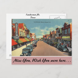 Delaware, Loockerman Street Postcard | Zazzle