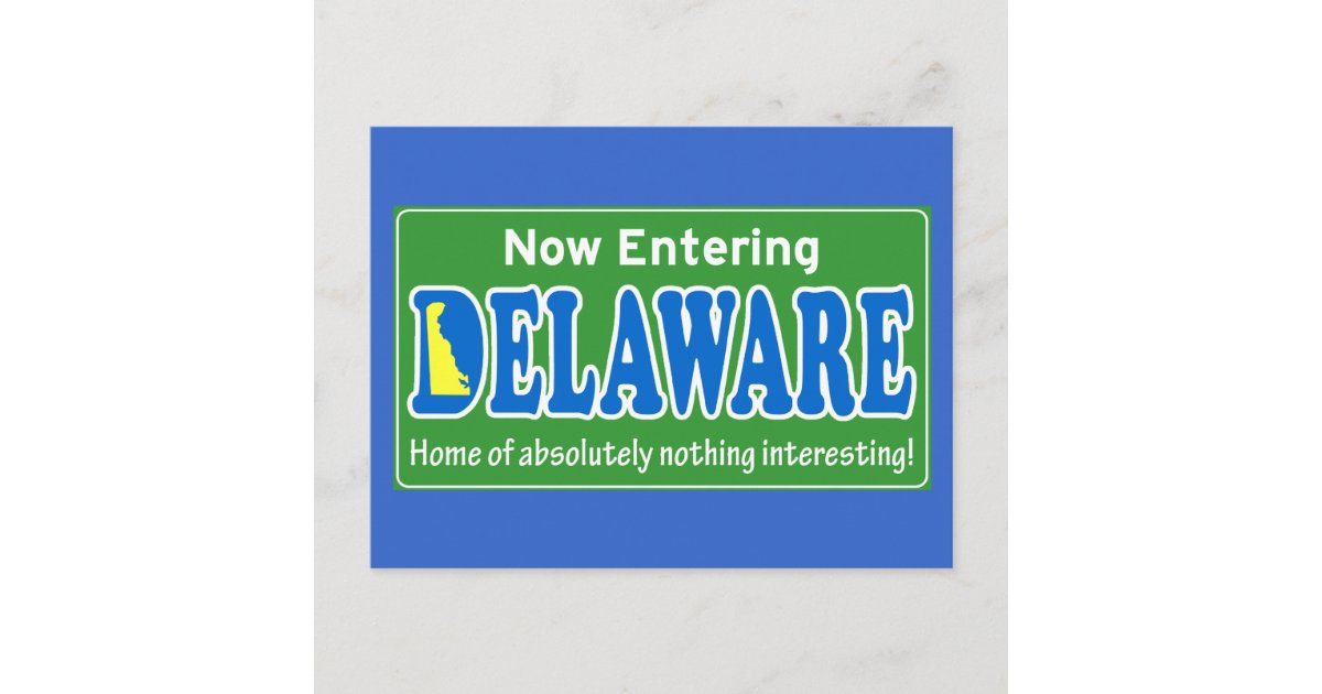 Delaware Postcard | Zazzle