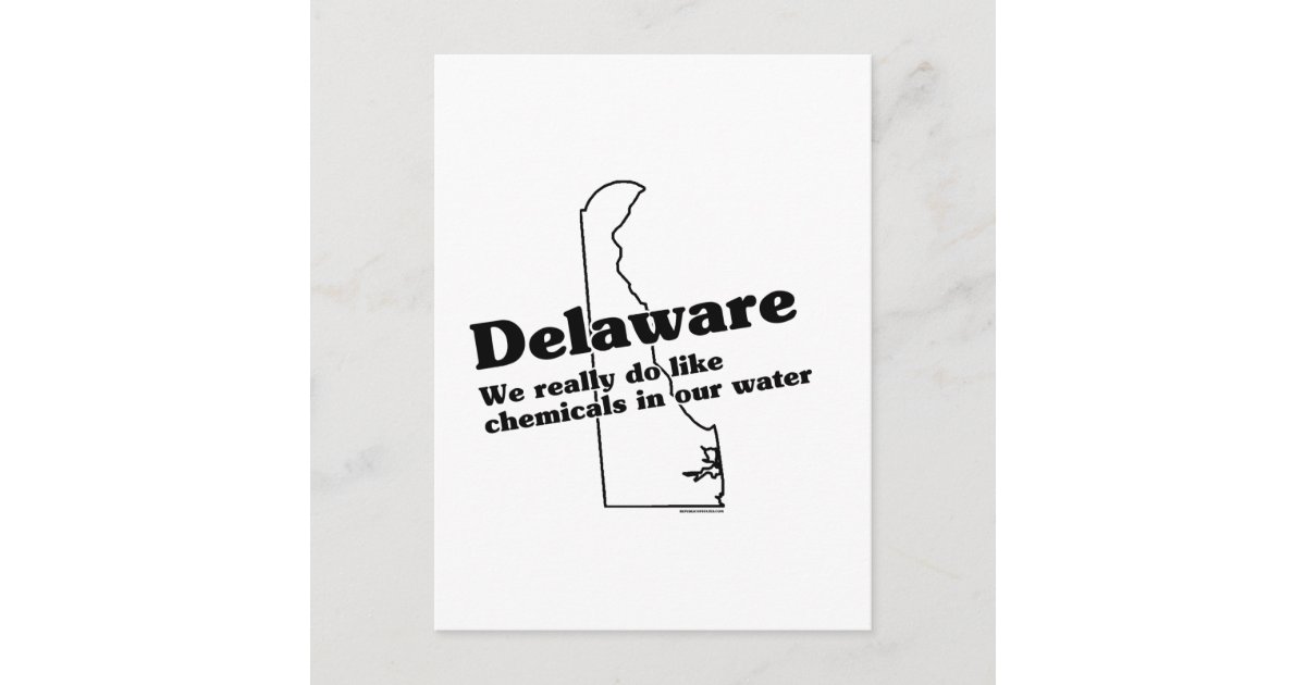 Delaware State Slogan Postcard | Zazzle